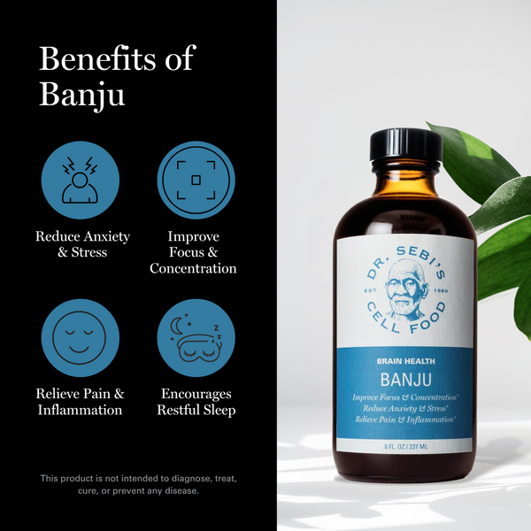 Banju – Brain & Nervous System Support – Dr. Sebi's Cell Food