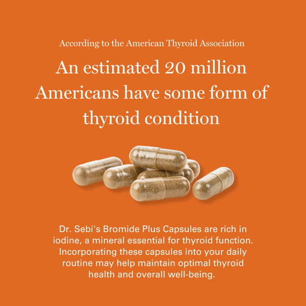 Bromide Plus Capsules – Sea Moss Mineral Support – Dr. Sebi's Cell Food