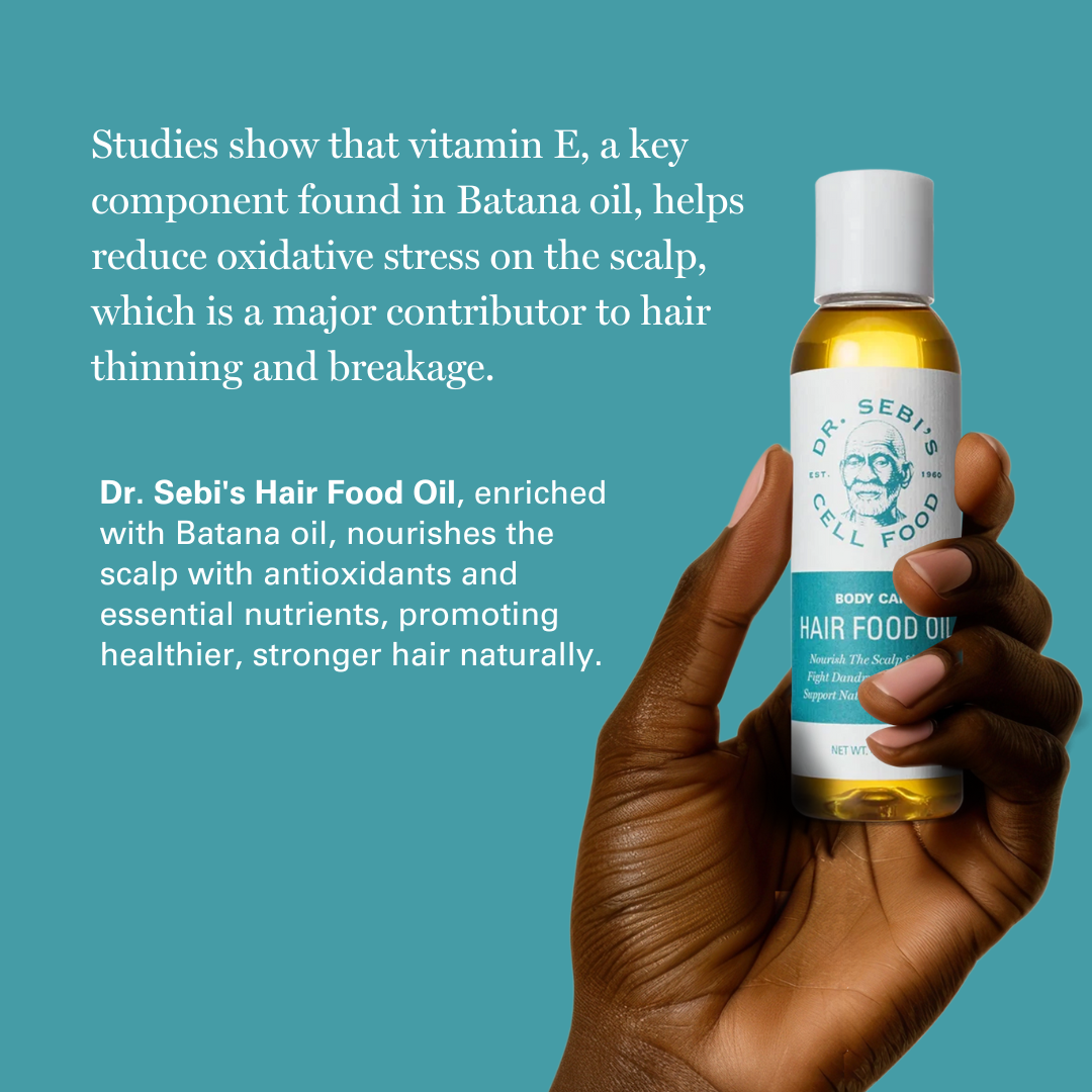 Hair Food Oil – Scalp & Hair Nourishment – Dr. Sebi's Cell Food