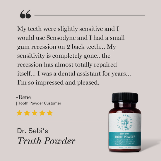 Tooth Powder - Natural Dental Support – Dr. Sebi's Cell Food